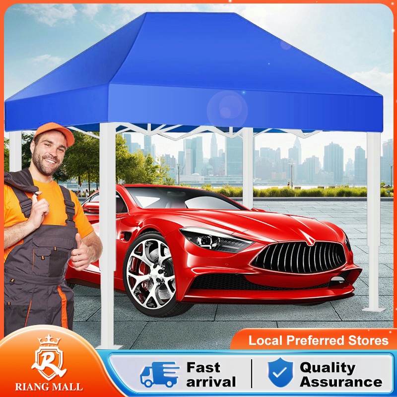 10x10 Ft Roof Night Market Canopy Camping Tent Khemah Canopy Frame 8x8 ...