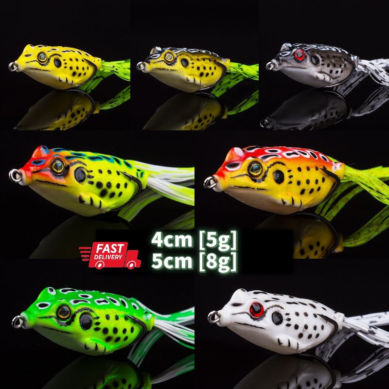 Jump Frog Lure Snakehead Killer Topwater Fishing Lures Ikan Haruan ...