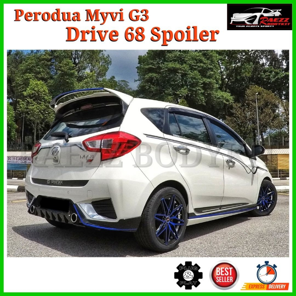 💥Ready Stock💥Perodua Myvi G3 > D68 Spoiler ( WITHOUT PAINT ) | Shopee ...