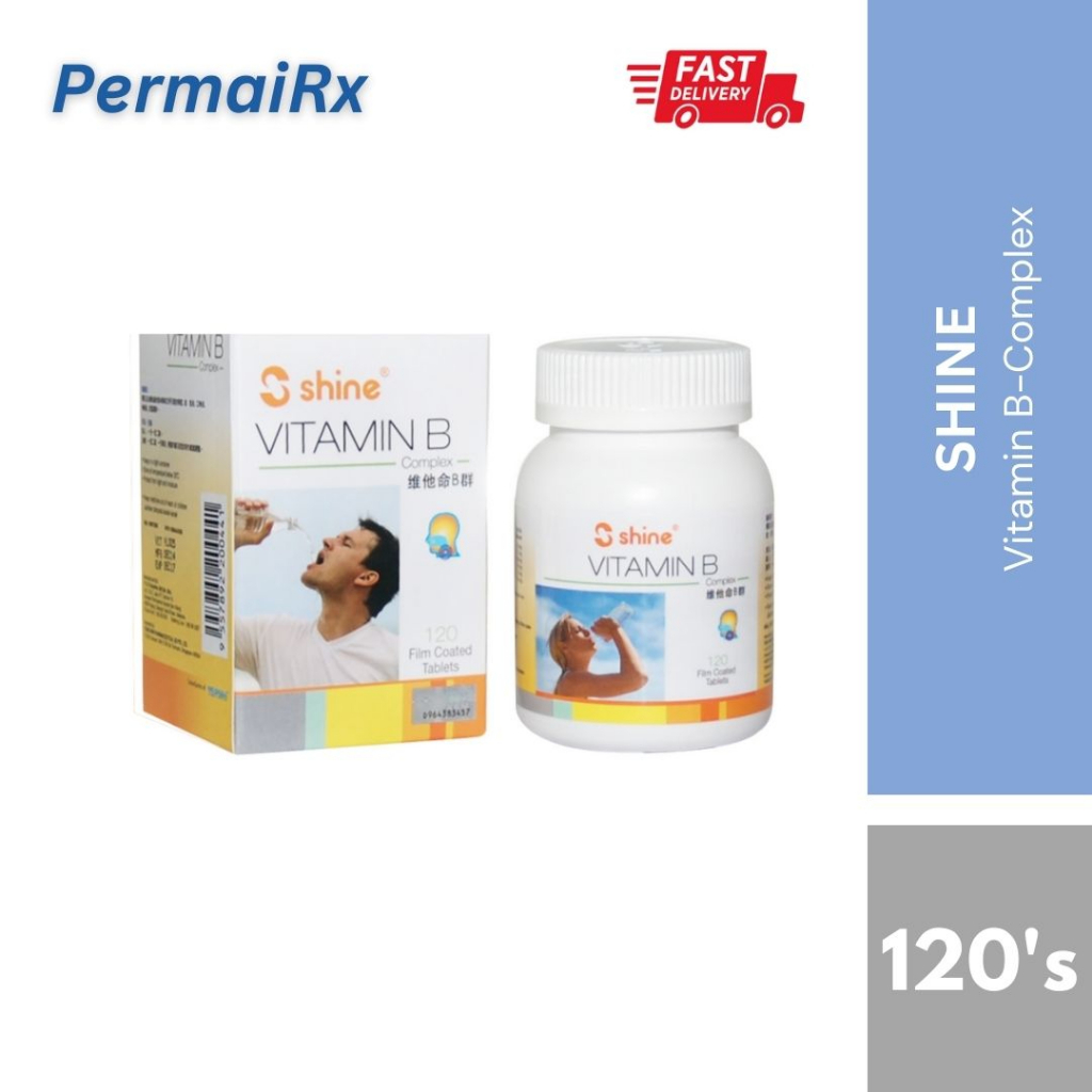 [READY STOCK] SHINE VITAMIN B COMPLEX 120'S TABLETS | Shopee Malaysia