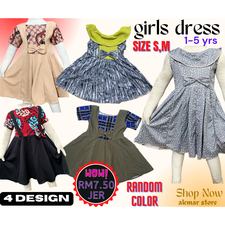 DRESS BUDAK PEREMPUAN, GIRL'S DRESS, GOWN BUDAK, DRESS KEMBANG BUDAK ...