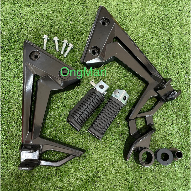 YAMAHA LC135 FI LCNEW V2 V3 V4 V5 V6 V7 V8 55D 55C REAR FOOTREST BRACKET BLACK dpbmc MERAH biru ...