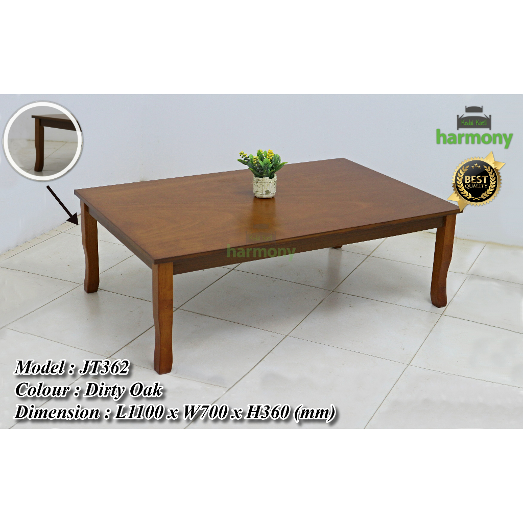 Harmony Meja Jepun Kayu / Meja Jepun Kayu / Large Size Meja Jepun / MDF ...
