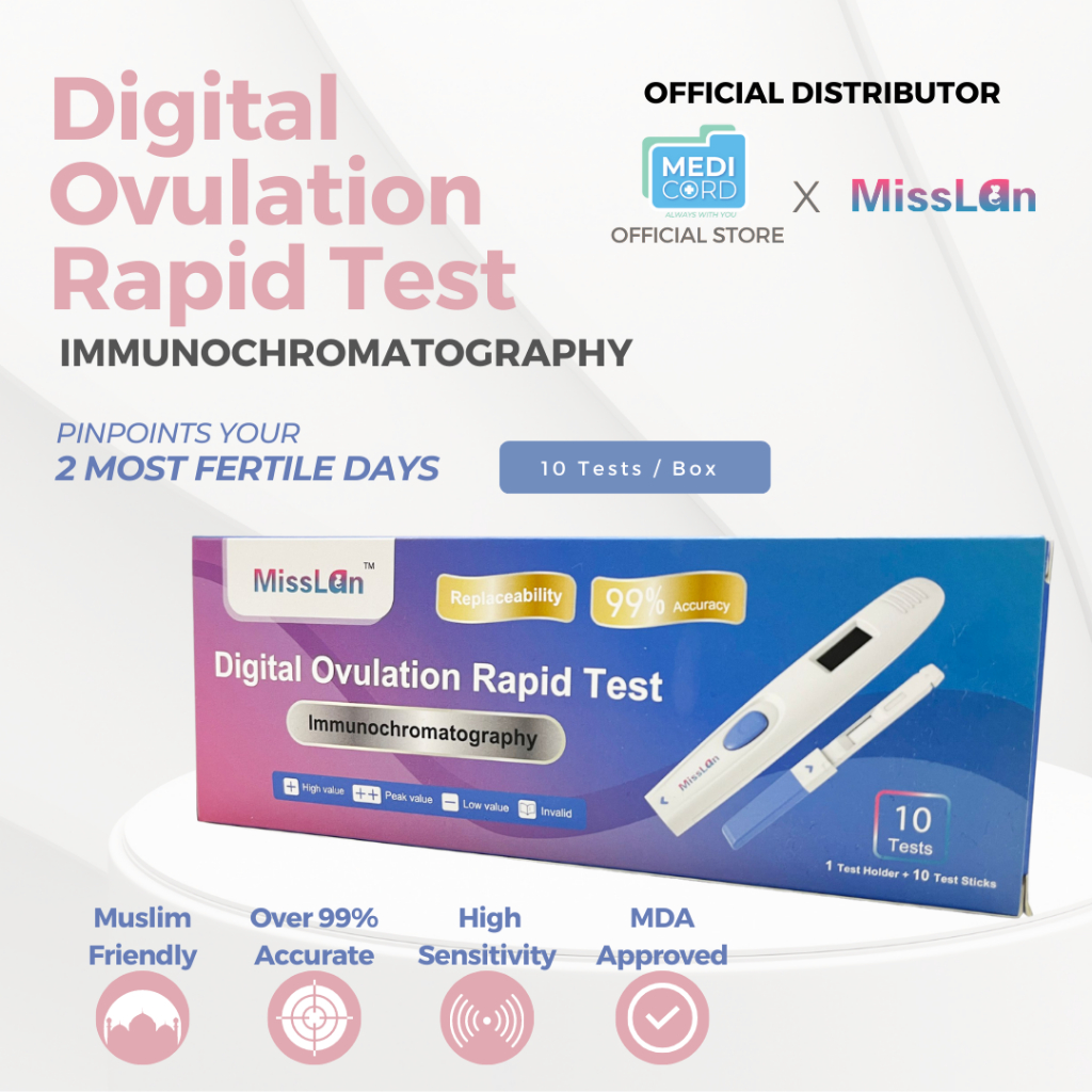 MissLan Digital Ovulation Rapid Test (Immunochromatography) OPKs Test ...