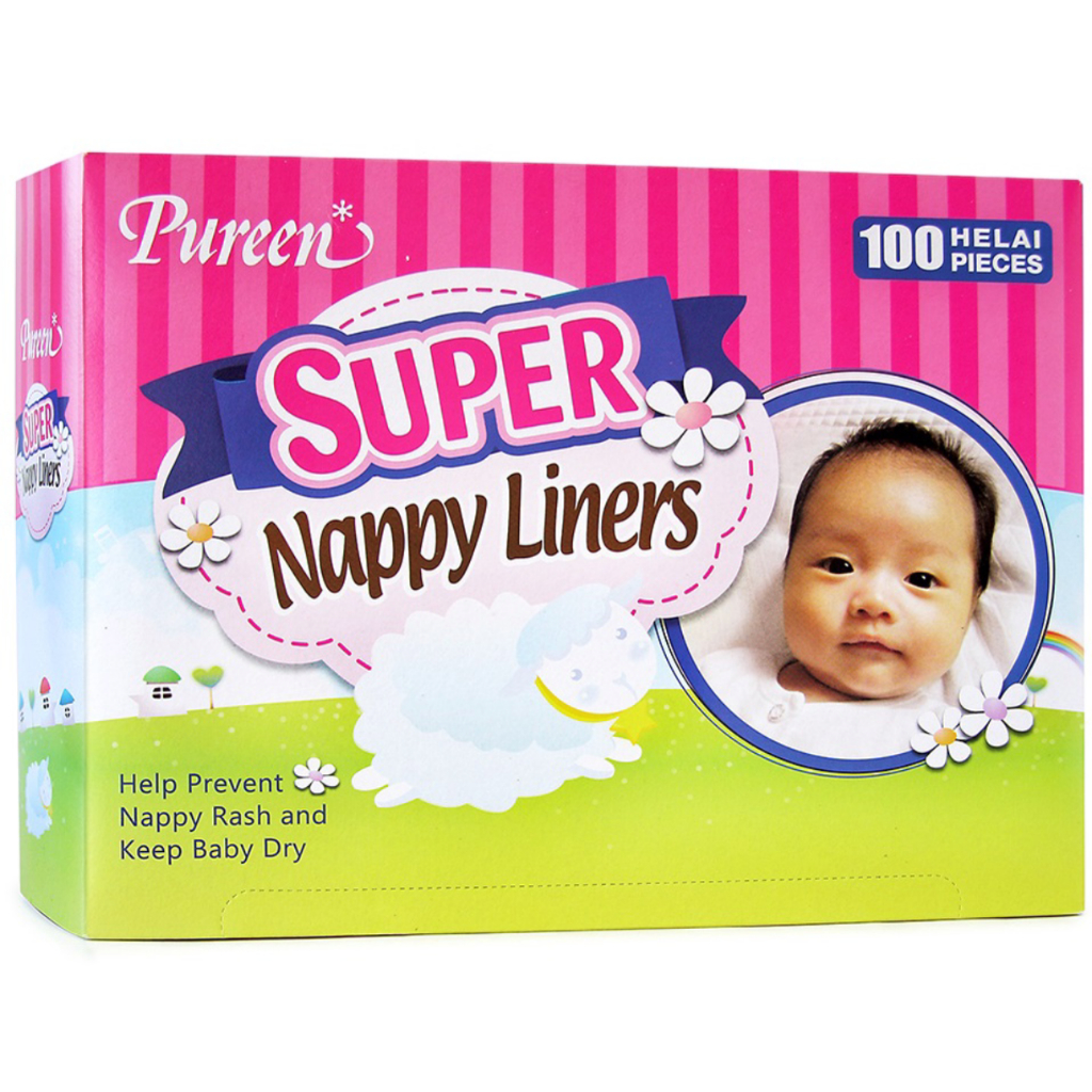 Pureen Super Nappy Liner 100's | Shopee Malaysia