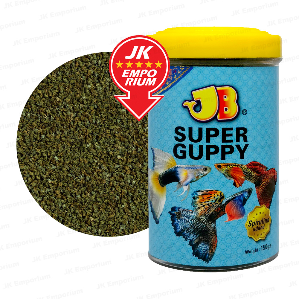JB Super Guppy Spirulina Micro Pellets Small Fish Food For Rapid Growth ...
