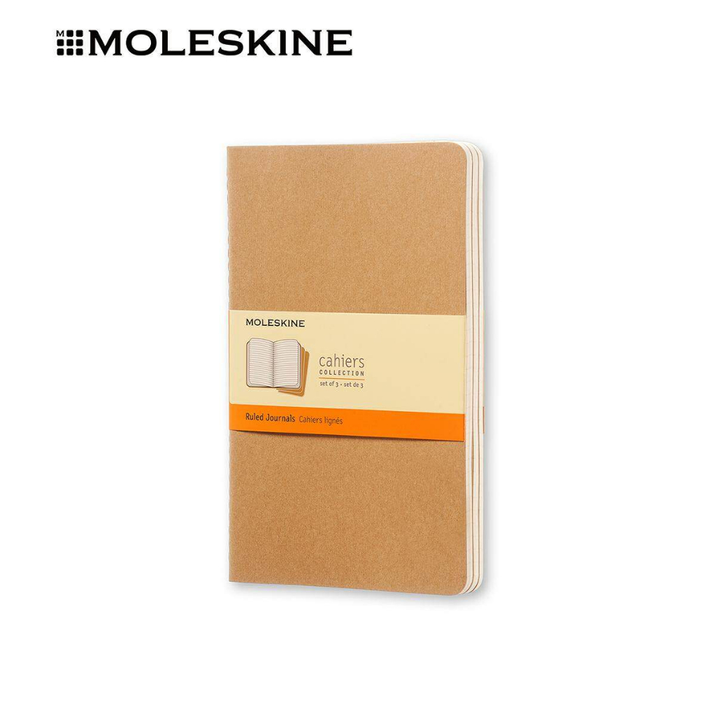 Moleskine Cahier Journals Set of 3 Notebooks Large Soft Cover | Shopee ...