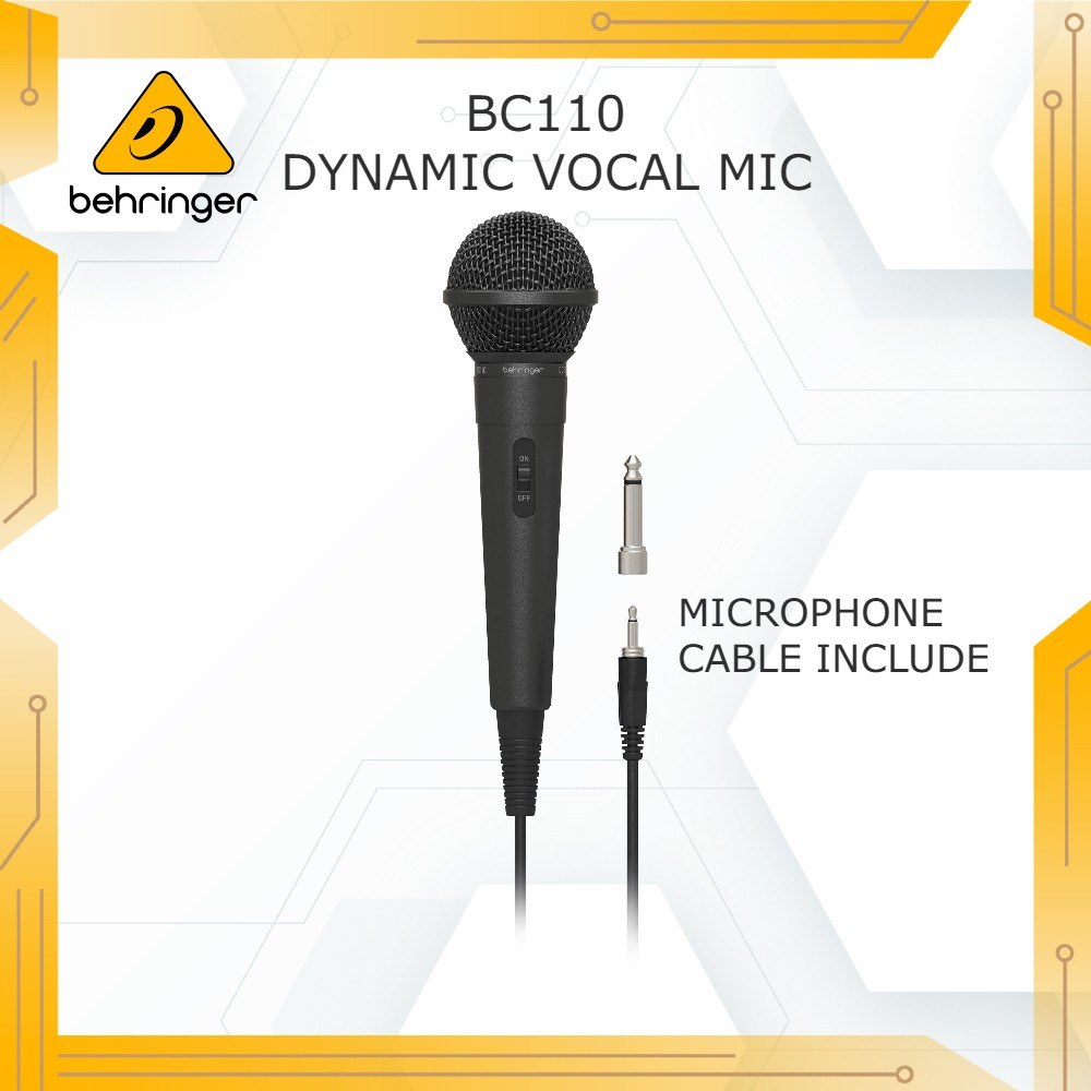 BEHRINGER BC110 All-In-One Dynamic Vocal Microphone Set | Shopee Malaysia