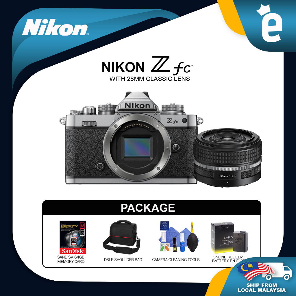 Nikon ZFC Body / 16-50mm (Sliver Kit) / 28mm F2 (Classic Kit) ONLINE ...