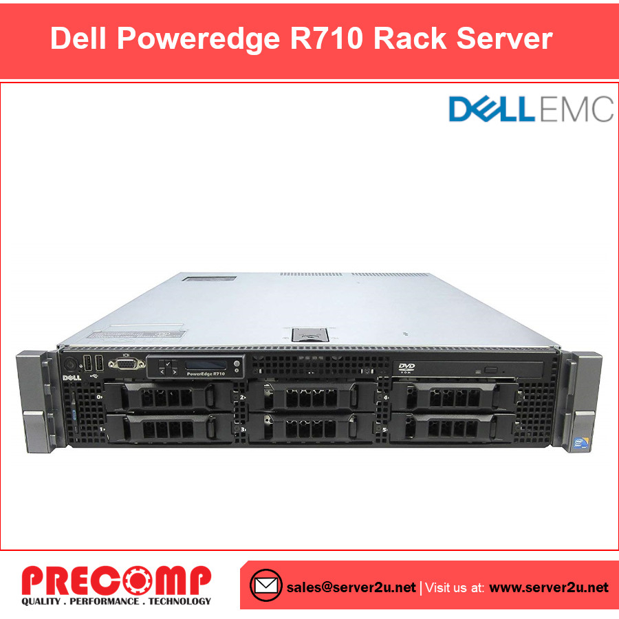 (Refurbished) Dell PowerEdge R710 Server (2xE5540.4GB.250GB) (R710 ...