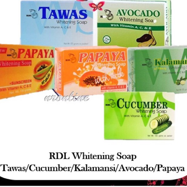 New RDL whitening soaps+sunscreen with vitamin A/ C / E Kalamansi ...