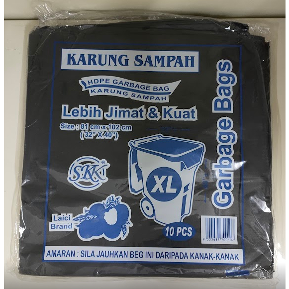 Garbage Bag Karung Sampah Plastik Sampah Size S/M/L/XL 垃圾袋(Thin/Nipis ...