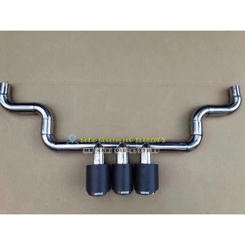 Honda Civic FC 1.5 Turbo AKP Exhaust System Type R Exhaust Muffler Tip ...