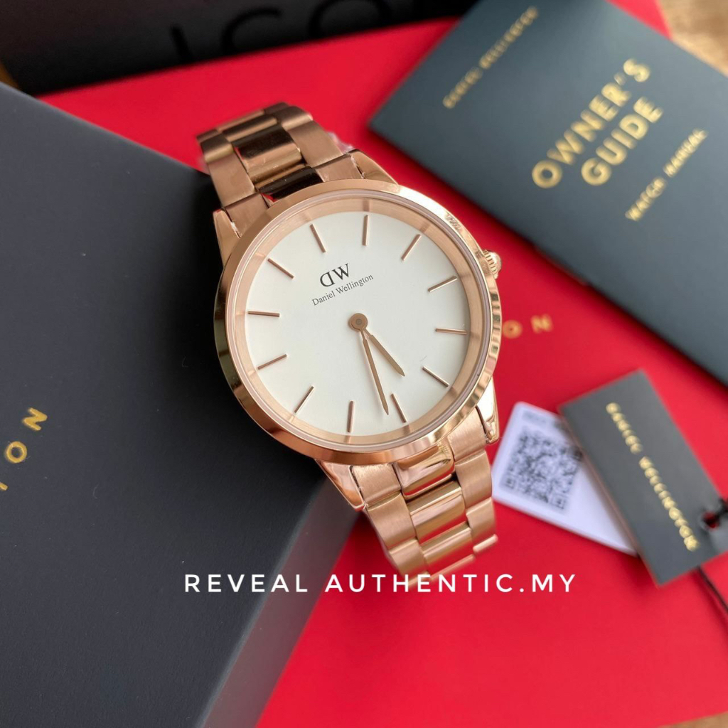 DW Original Iconic Link Rosegold White 28MM, 32MM, 36MM, 40MM | Shopee Malaysia