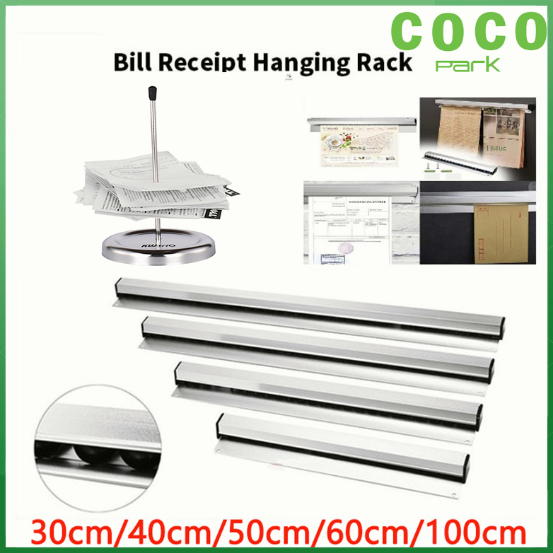 30-100 cm Ticket Holder Tab Grabber Receipt Check Holder Bar Bill ...