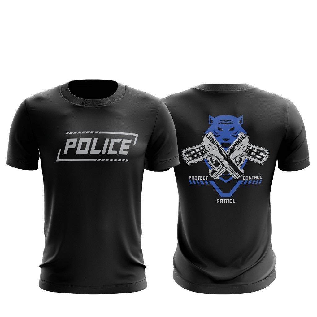 Malaysia Microfiber Silkscreen Tactical Design T-Shirt Narcotic Ready ...