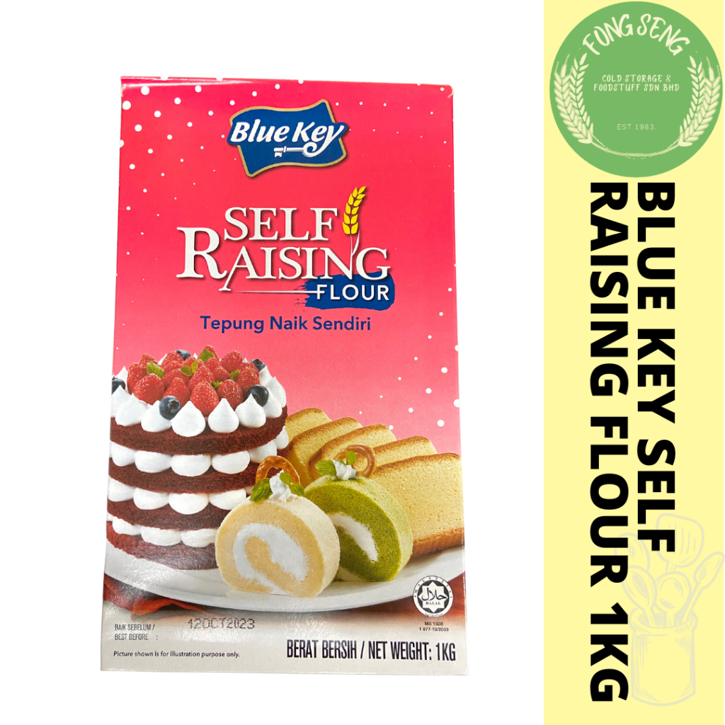 BLUE KEY SELF-RAISING FLOUR 1KG 自发面粉 | Shopee Malaysia