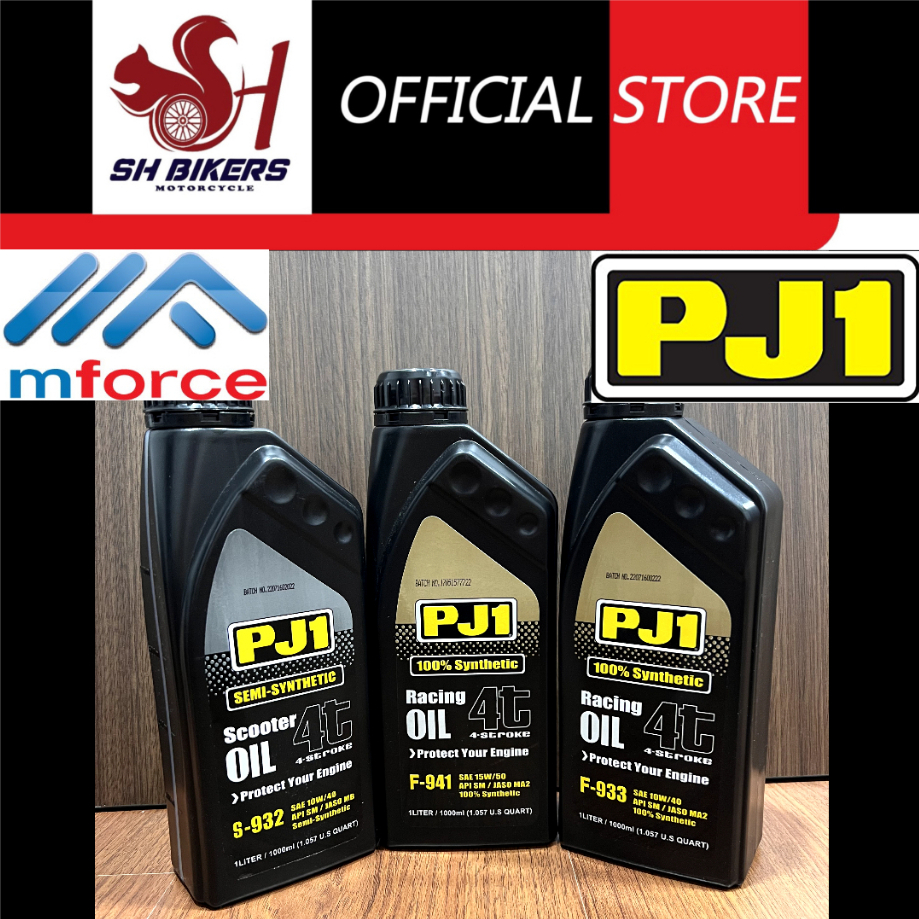 [Ready Stock] PJ1 4T 4-Stroke Engine Oil 1L, S-932 / F-941 / F-933 / R-940 | Shopee Malaysia