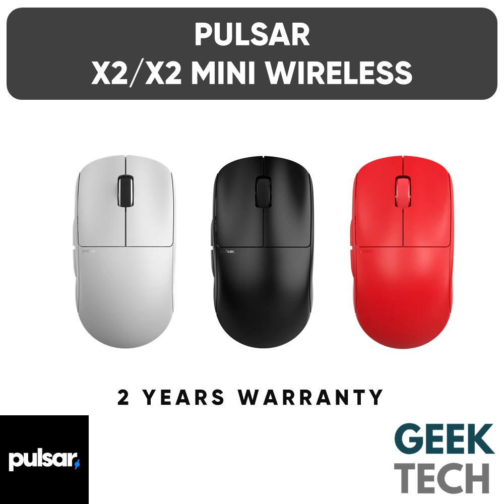 PULSAR X2/X2 Mini Wireless Gaming Mouse - 1ms 26000 DPI PAW3395 Sensor ...