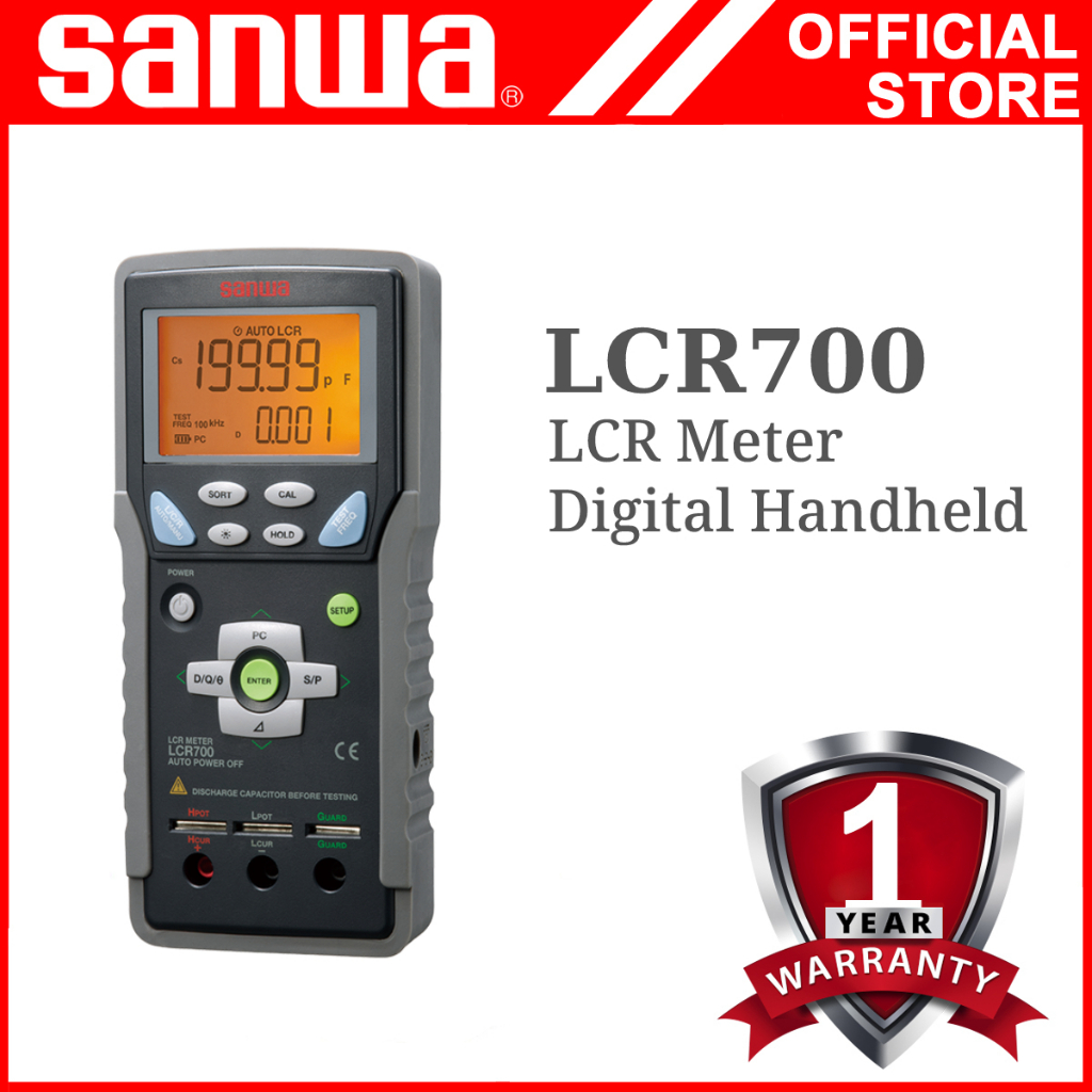Sanwa LCR700 Handheld Digital LCR Meter | Shopee Malaysia