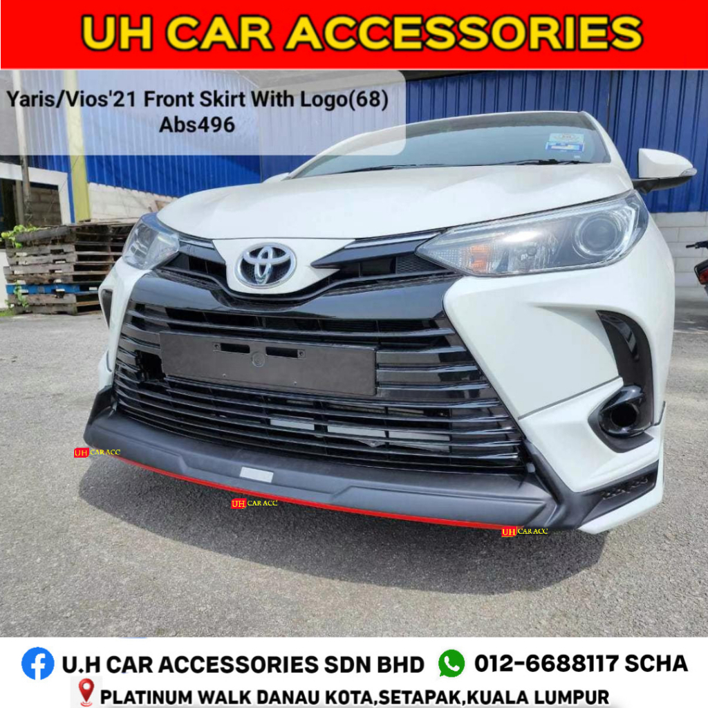 TOYOTA VIOS YARIS 2021 2022 DRIVE 68 ABS BODYKIT WITH PAINT | Shopee ...