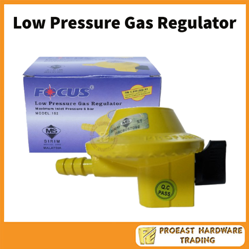 FOCUS - Low Pressure Gas Regulator / Maximum Inlet Pressure 6 Bar (1pcs ...