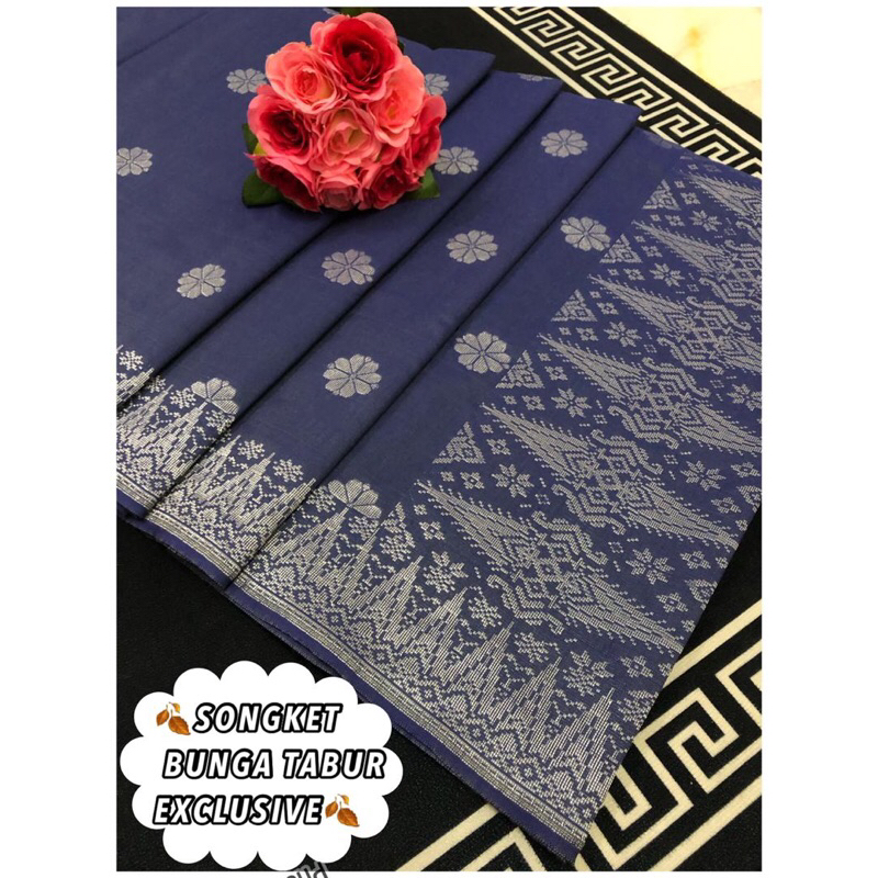 Songket bunga tabur, tenun,kain pasang,READY STOCK 2021 ...