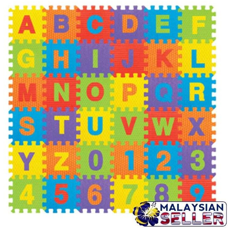 36pcs Alphabet Numbers EVA Floor Play Mat Baby Room ABC Number Foam ...