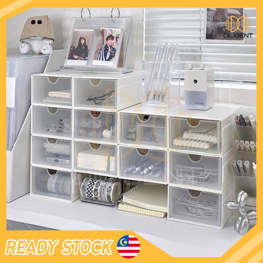 【D234】 Kotak Penyimpanan Pengaturan Meja Gabungan Combination Storage ...