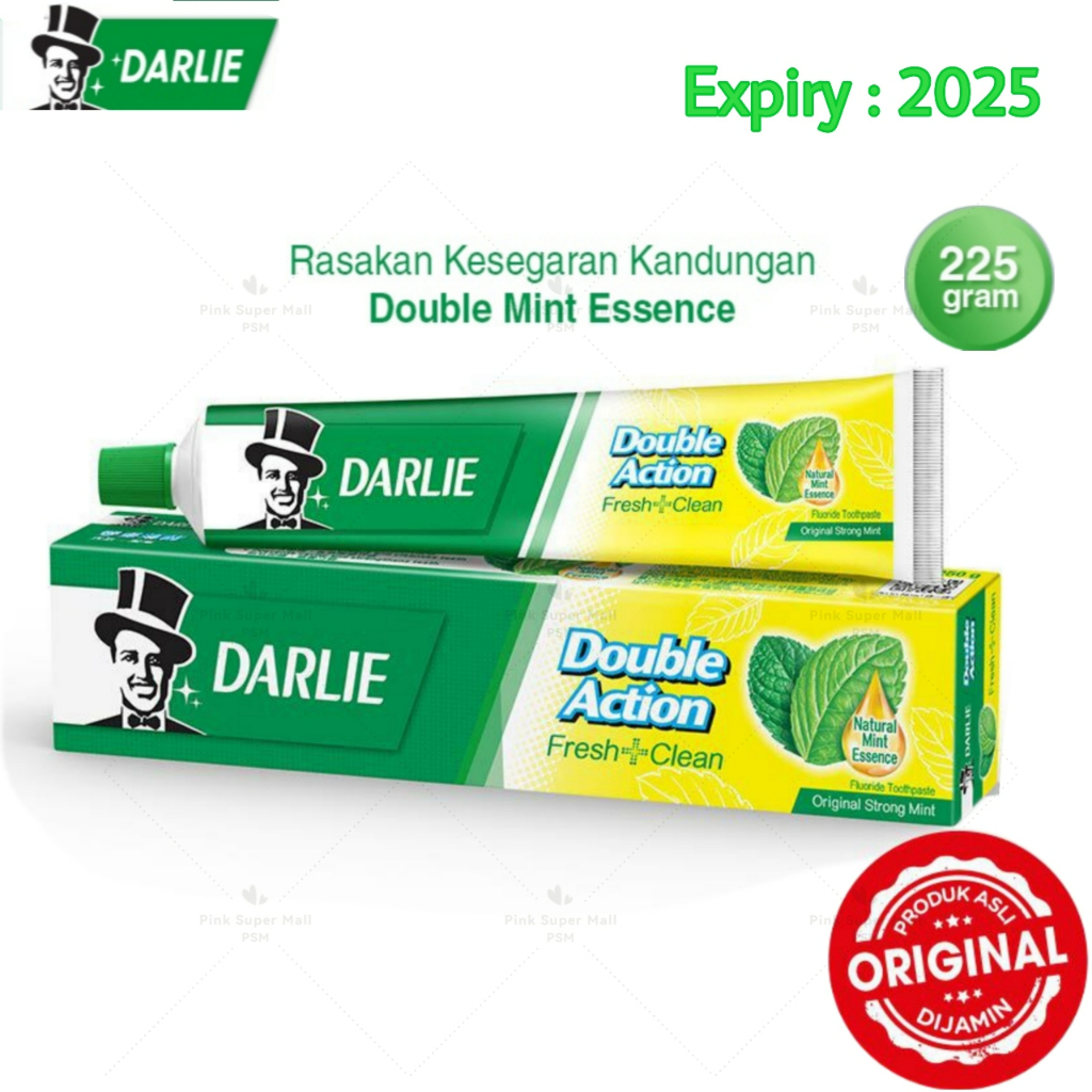 [EXP 2027] Darlie Double Action Original Strong Mint Toothpaste/ Ubat ...