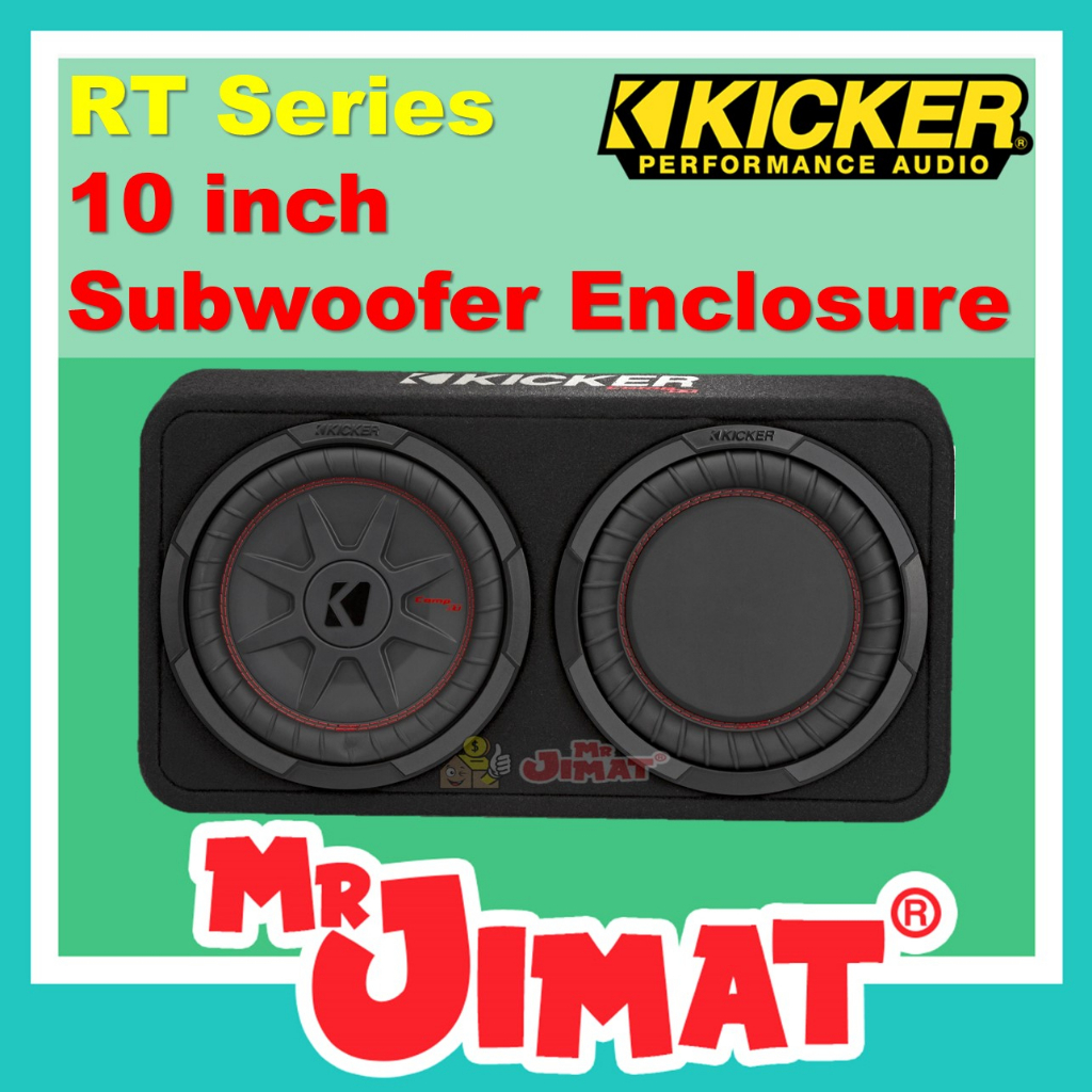 Kicker Compt RT 10" Subwoofer Enclosure, 48TCWRT102 | Shopee Malaysia