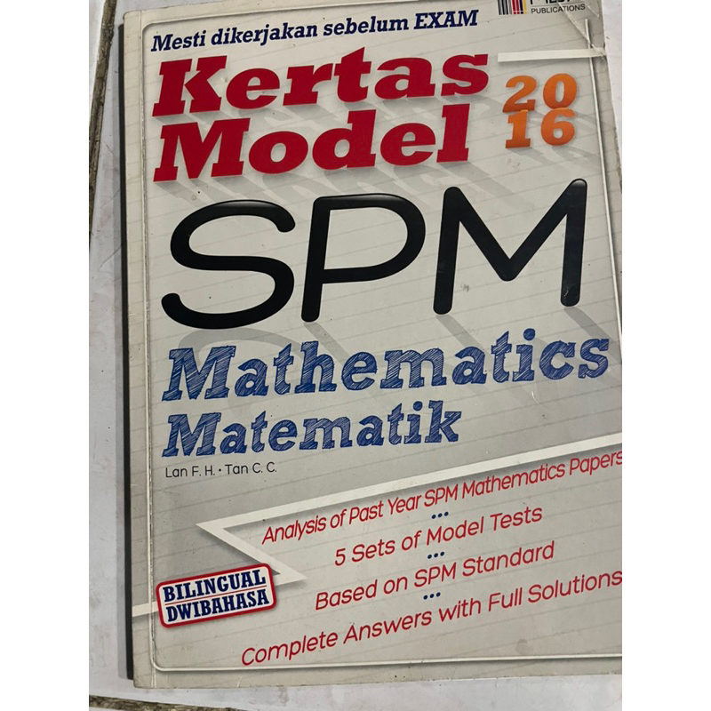 Used Mathematics Form 4 SPM | Shopee Malaysia