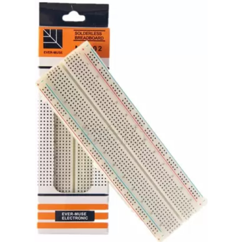 170 Holes 400 Holes 830 Holes MB102 Project Bread Board White SYB-170 ...