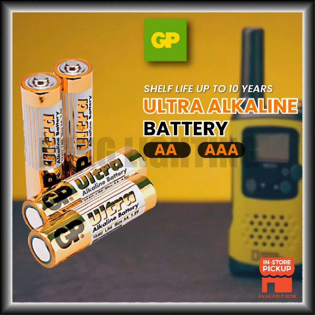 GP Bateri 1.5V AA AAA Ultra Alkaline Battery Cell Mainan Remote Control Jam Alarm Clock Toys ...