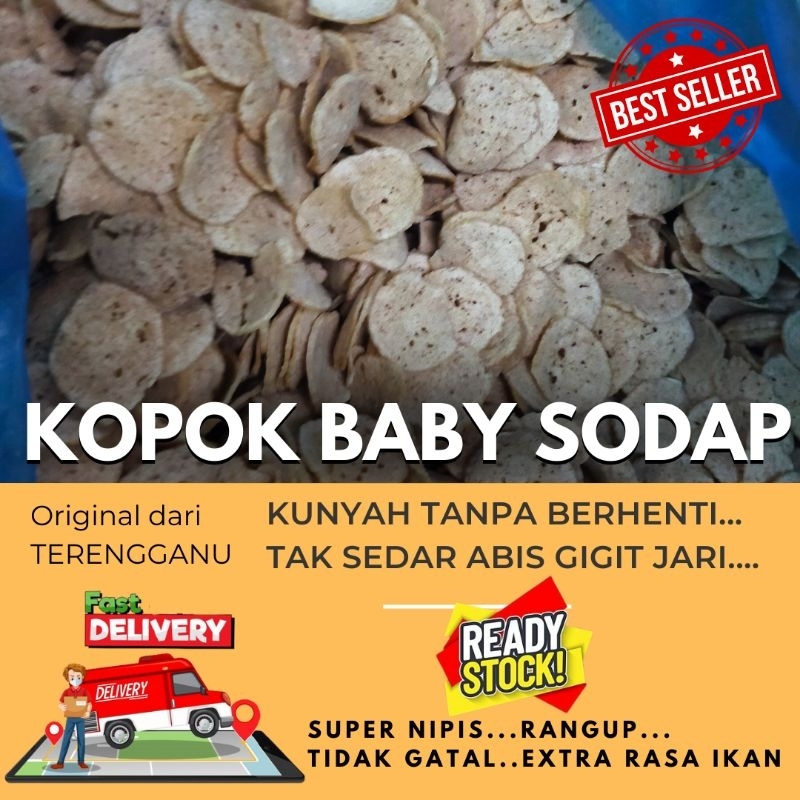 KEROPOK BABY SODAP(siap goreng) | Shopee Malaysia