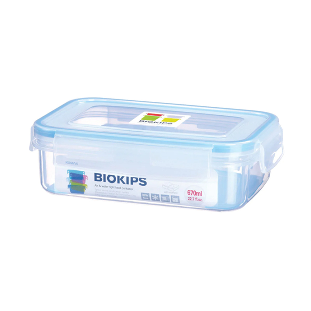 [71597] KOMAX Biokips Food Container Rectangular with Divider 670ml ...