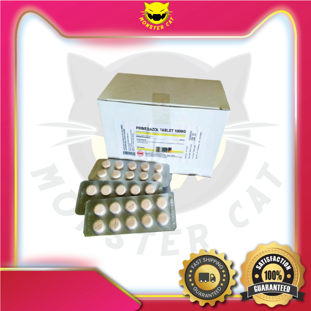 UBAT CACING KUCING (PRIMEDAZOL TABLET) | Shopee Malaysia