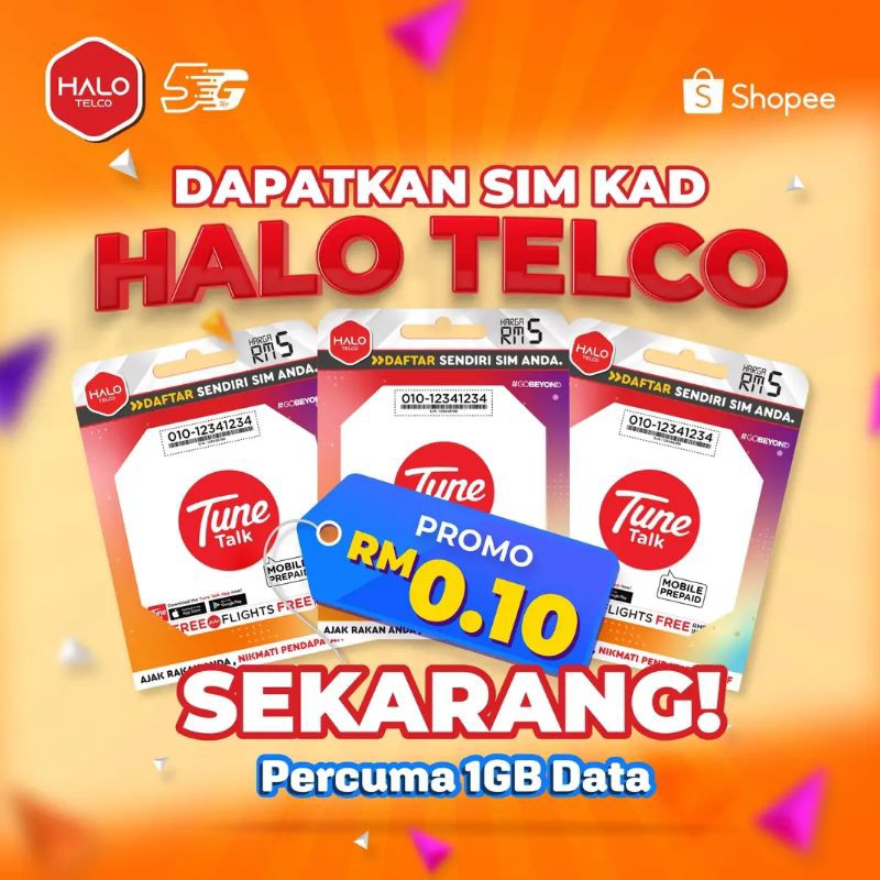 simkad viral halo telco free gift | Shopee Malaysia