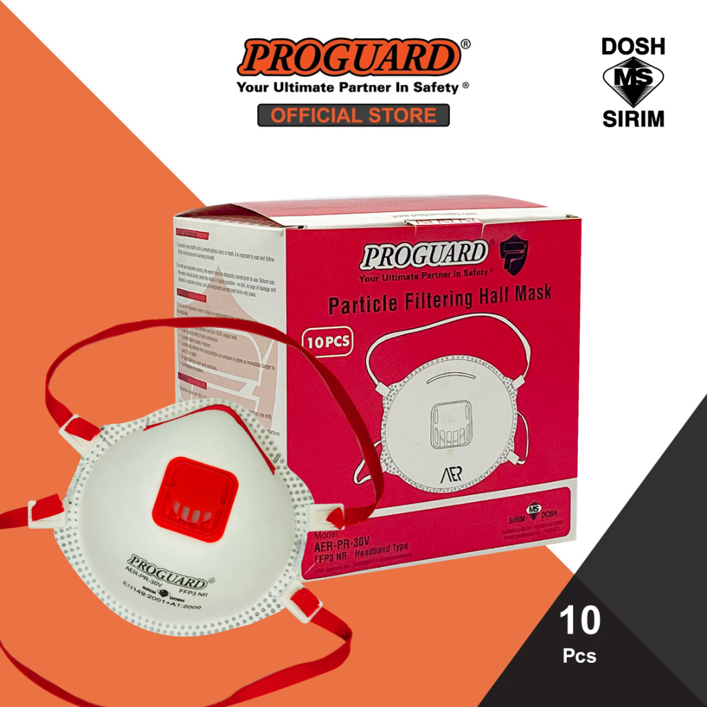 Proguard AER Valve Particulate Respirator - FFP3 SIRIM DOSH Cup Design ...
