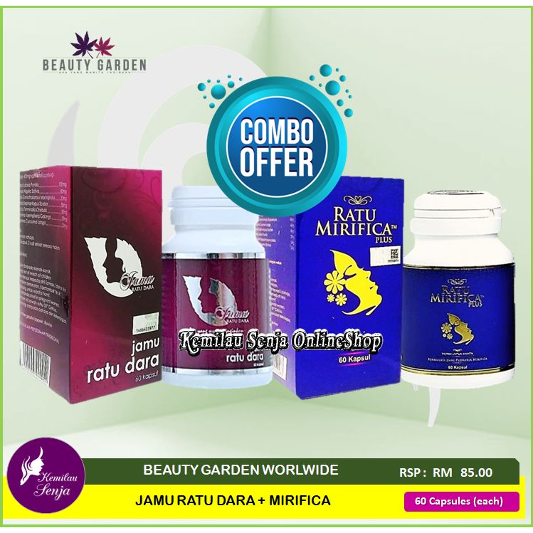 Beauty Garden Combo Pack - Jamu Ratu Dara 60 Kapsul + Jamu Ratu ...
