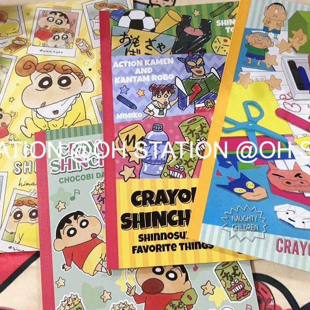 Crayon Shin Chan Cartoon Series B5 Student Notebook 60 Pages | Shopee ...