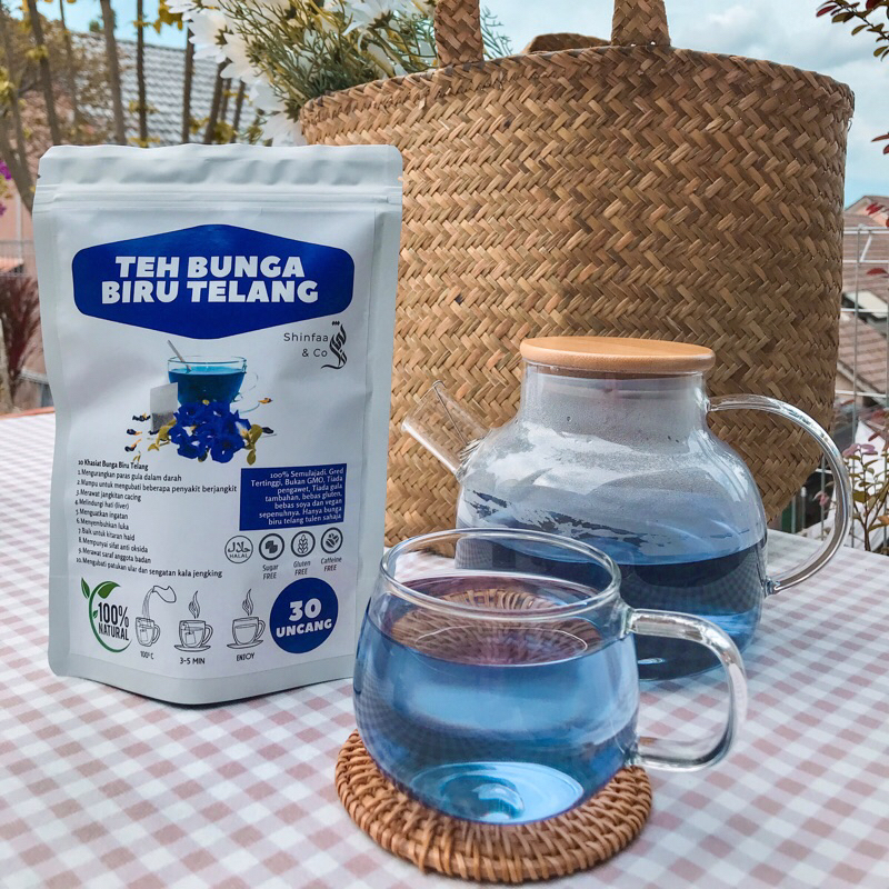 Teh Bunga Telang | Teh Bunga Telang Kering | Bunga Telang Fresh | Bunga ...