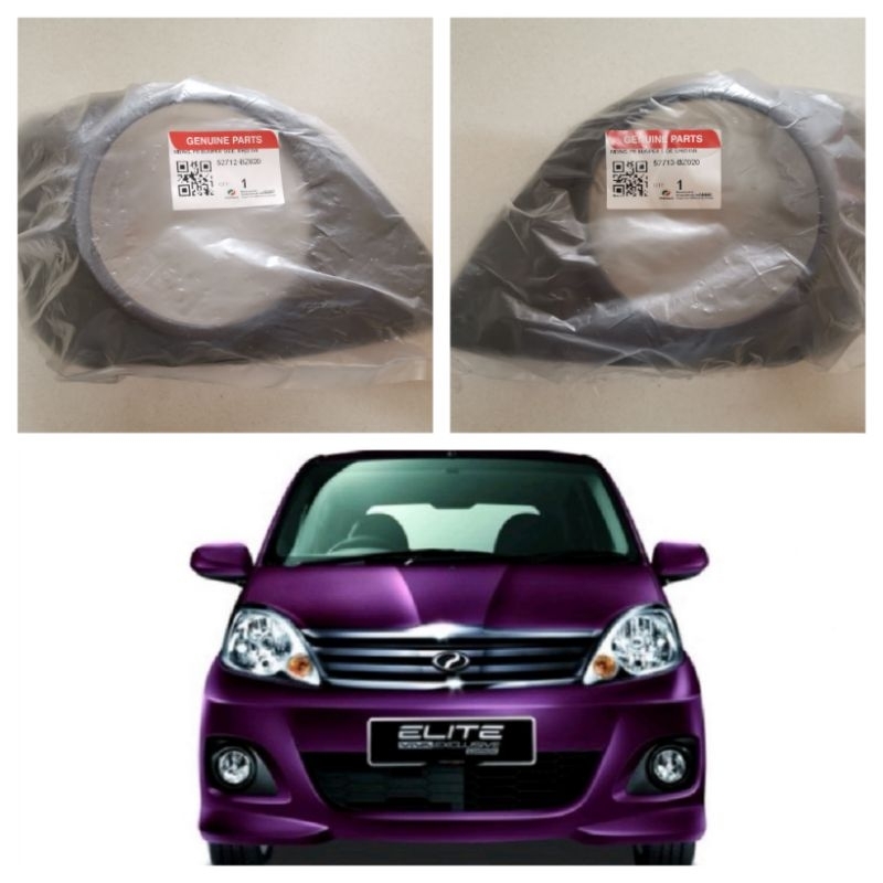 100% ORIGINAL PERODUA Viva ELITE FOG LAMP COVER SPORT LIGHT COVER ...