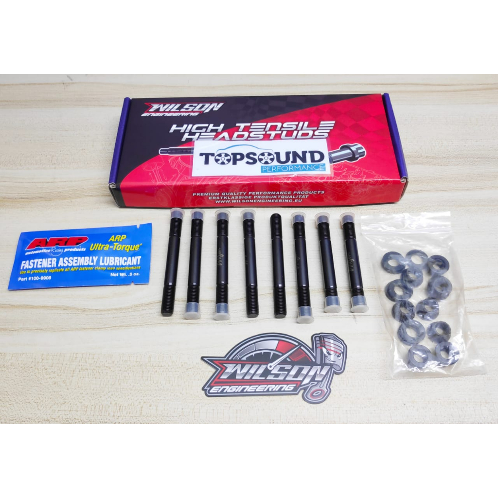 Wilson Engineering Head Studs 4G93 / 4G92 / 4G15 / 4G18 / GSR / Mivec ...