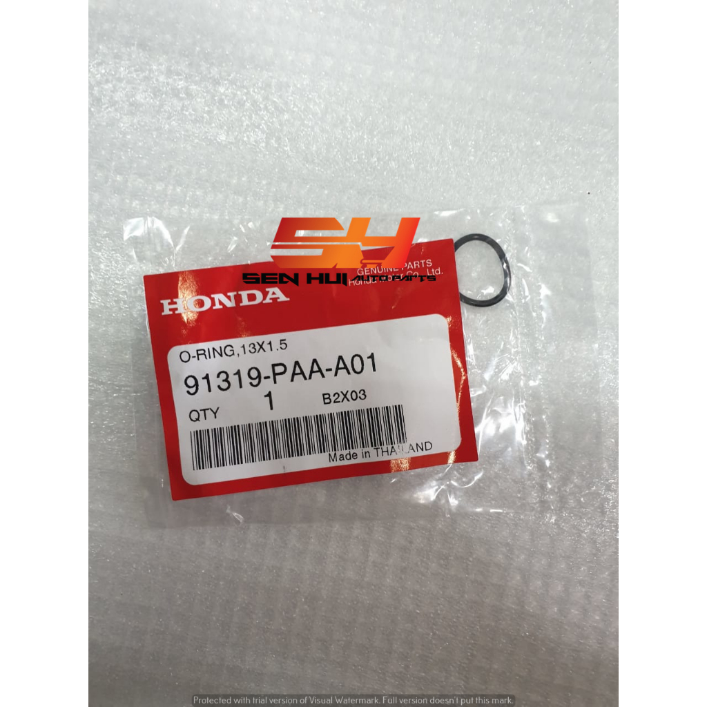 Honda HRV O RING oil pressure switch 91319-PAA-A01 Genuine Parts ...