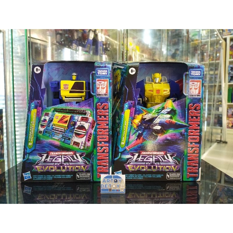 Transformers Legacy EVOLUTION Voyager MetalHawk & Twincast & Autobot ...