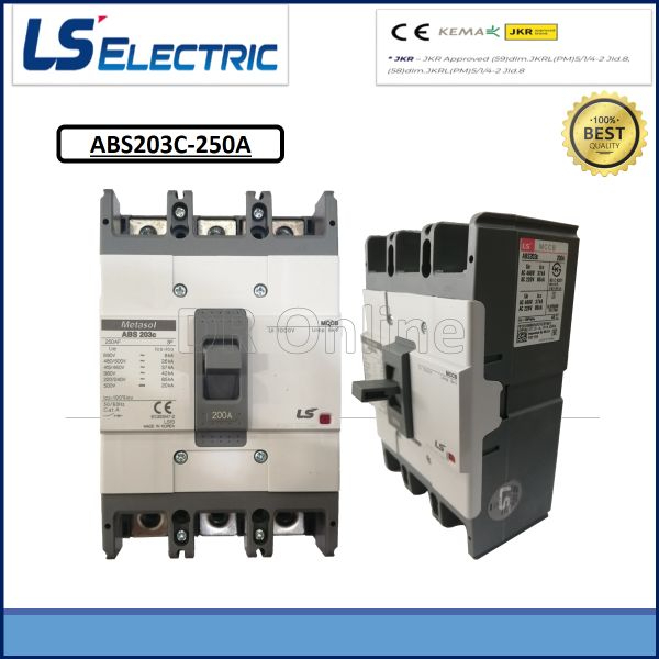 LS (METASOL) MOLDED CASE CIRCUIT BREAKER MCCB, 3 POLE ~ 37KA ~ 150A ...
