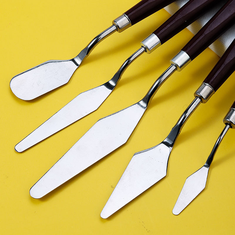 Palette Knife Set for Acrylic Paint Oil Color Icing Shaper Oil Paint ...