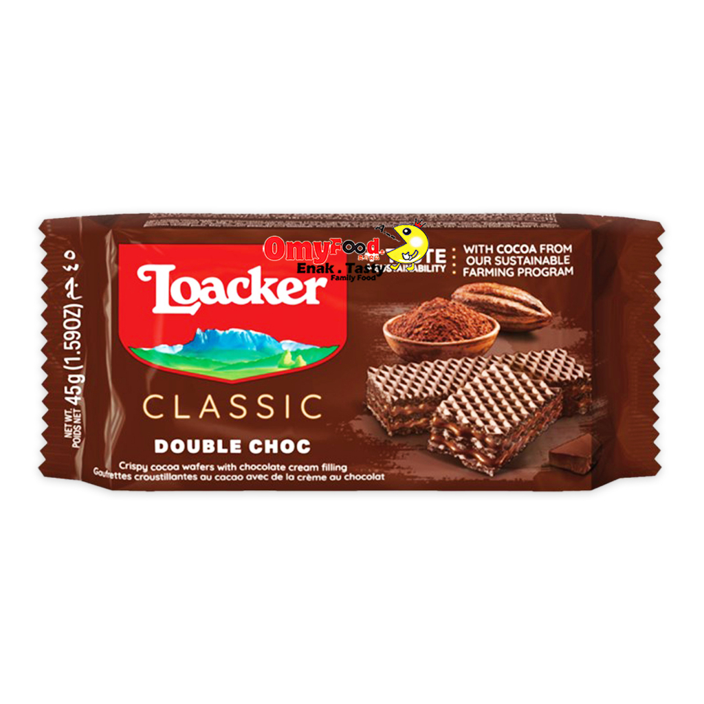 45g 1pcs Loacker Wafer [Napolitaner / Cremkakao / Alpine Milk / Cheese ...