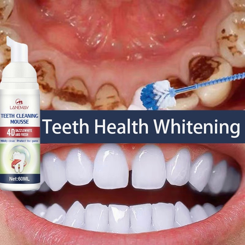 Teeth Whitening Gel Baking Soda Toothpaste Cleaning Mousse Powder Foam ...